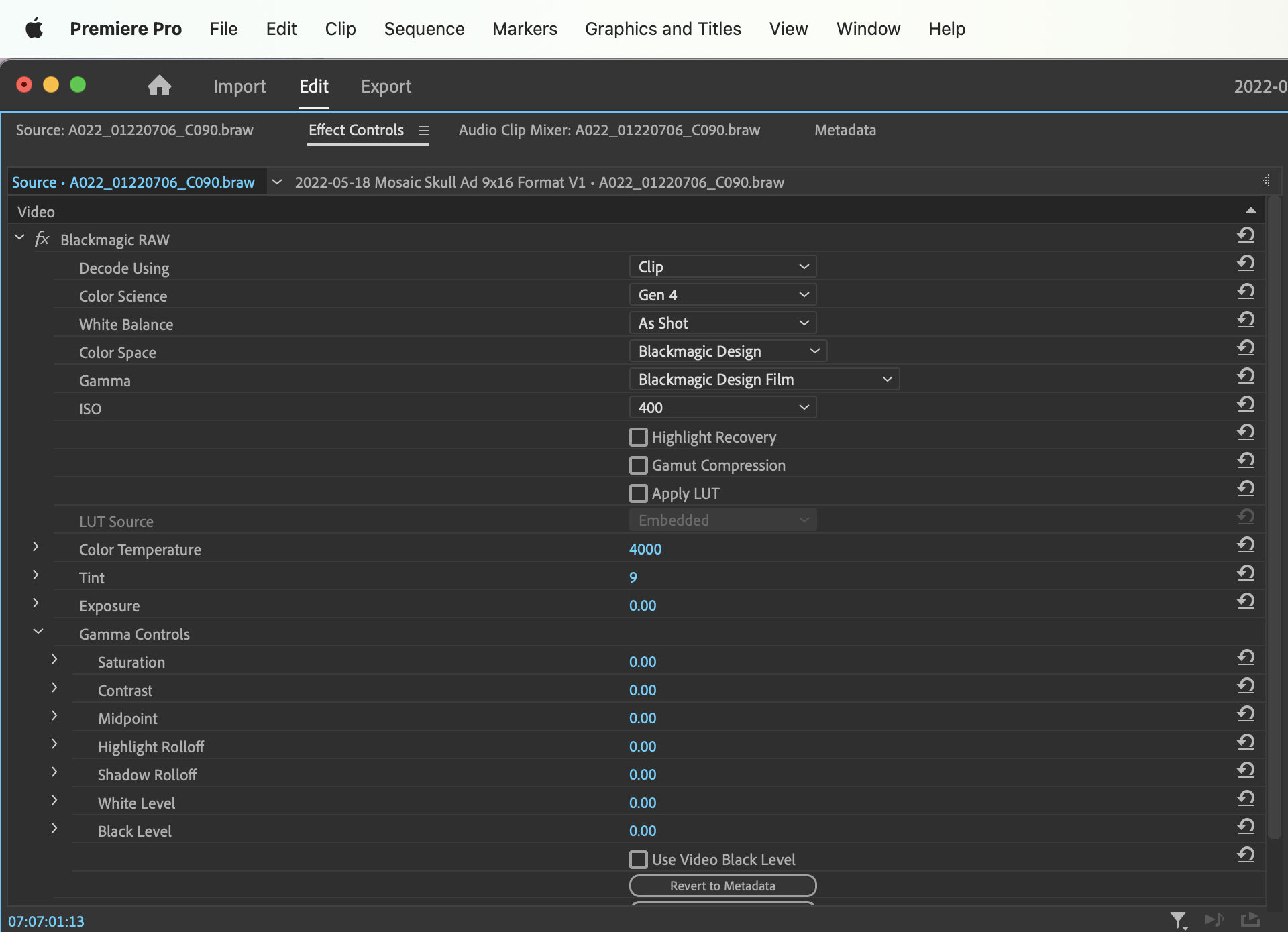 Solved: Adjustments not working in Blackmagic Raw plugin - Adobe ...