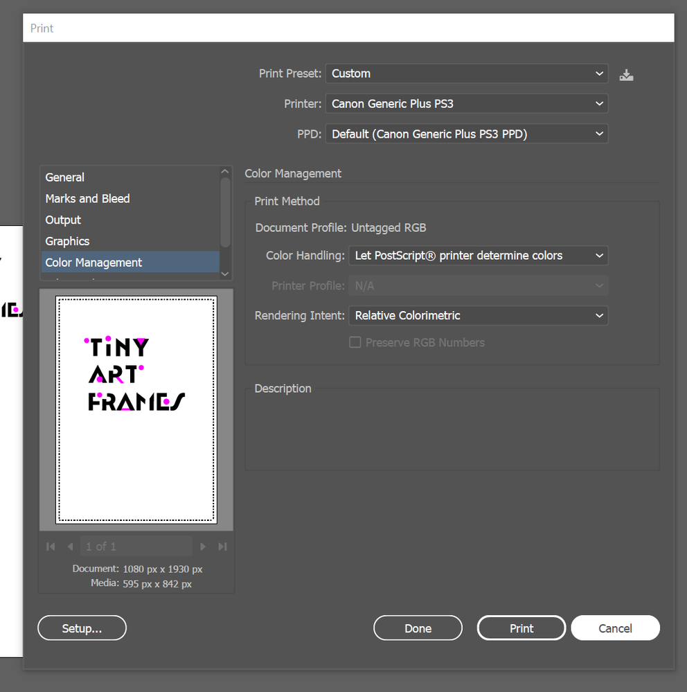 Solved: Illustrator Windows Print Settings - Adobe Product Community ...