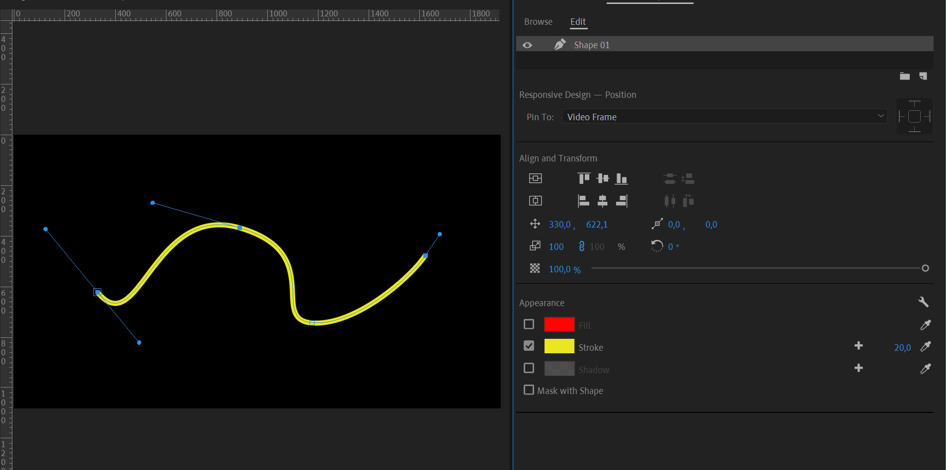 Solved: How to draw curved lines Hands-free in Premiere ? - Adobe ...