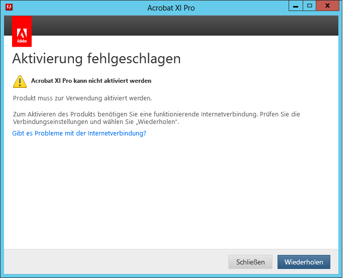 Adobe XI Pro Aktivieren - Adobe Product Community - 12964755