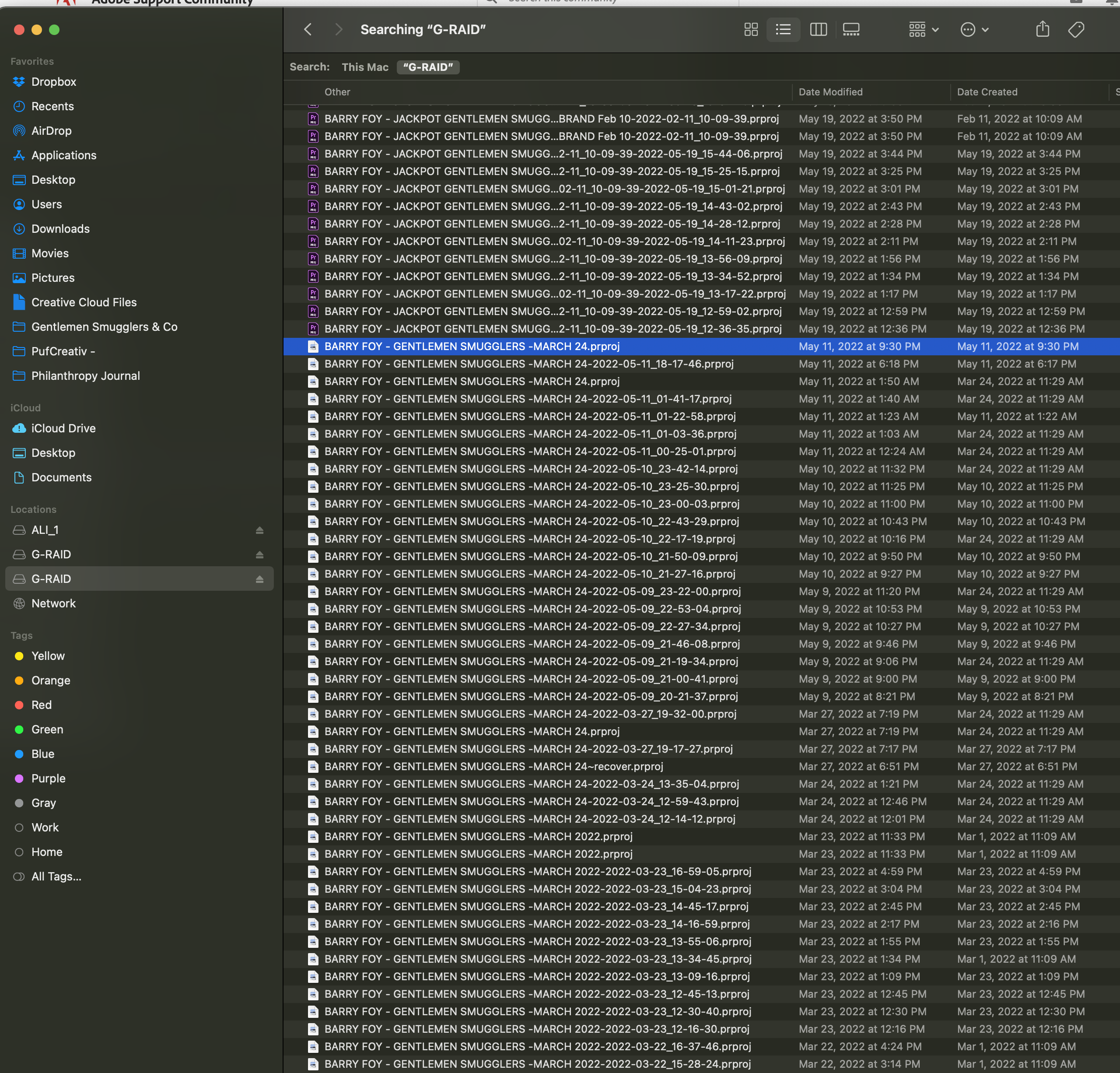 Prproj Files Corrupted Adobe Support Community 12965903 
