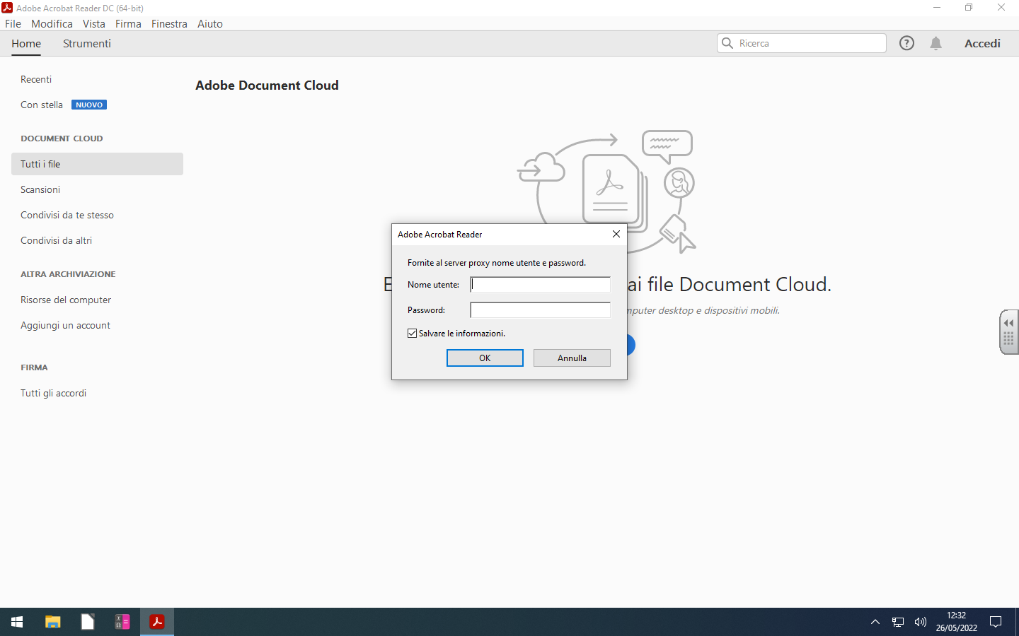 Adobe Acrobat Reader DC proxy pop up at start - Adobe Product Community ...