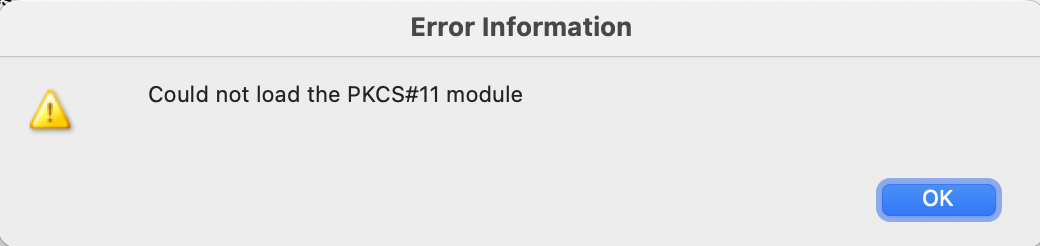 Solved: PKCS#11 Module not found on MAC OS Monterey - Adobe Product Community - 12941547