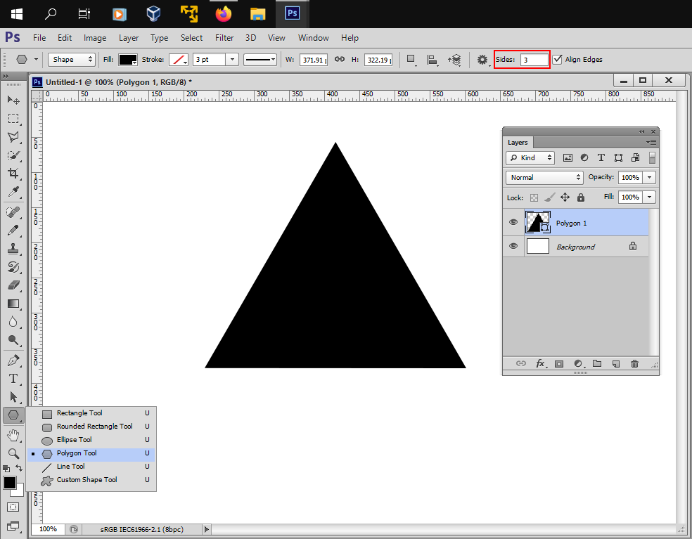 Solved: Missing triangle tool - Adobe Community - 12007672