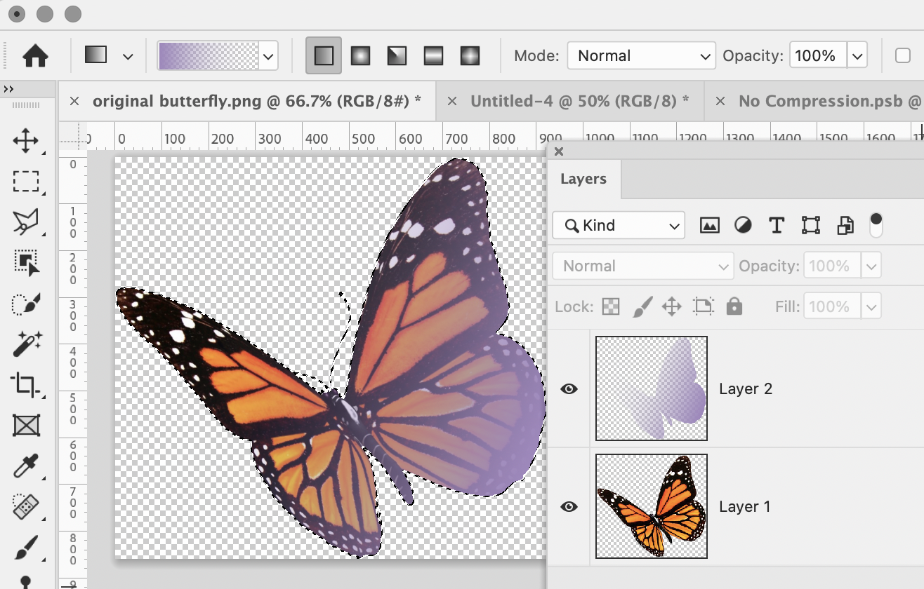 Image color fade from one color to another - Adobe Support Community ...