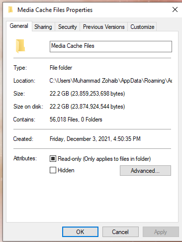 Can I delete .ims files in my C:\Users\Muhammad Zo... - Adobe Community ...
