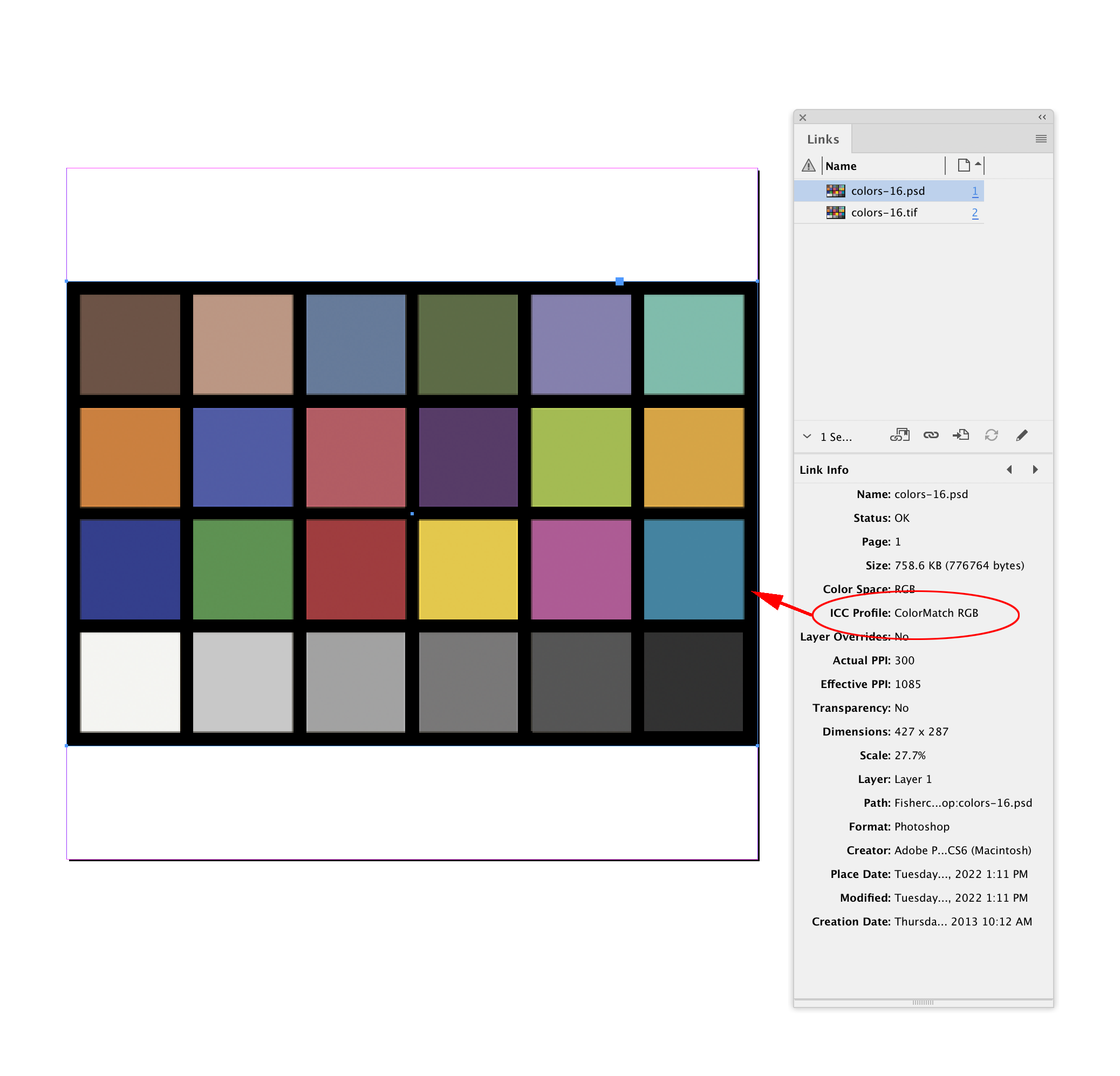 InDesign 2022 ignores ICC profiles in PSD/PSB file... - Adobe Product ...