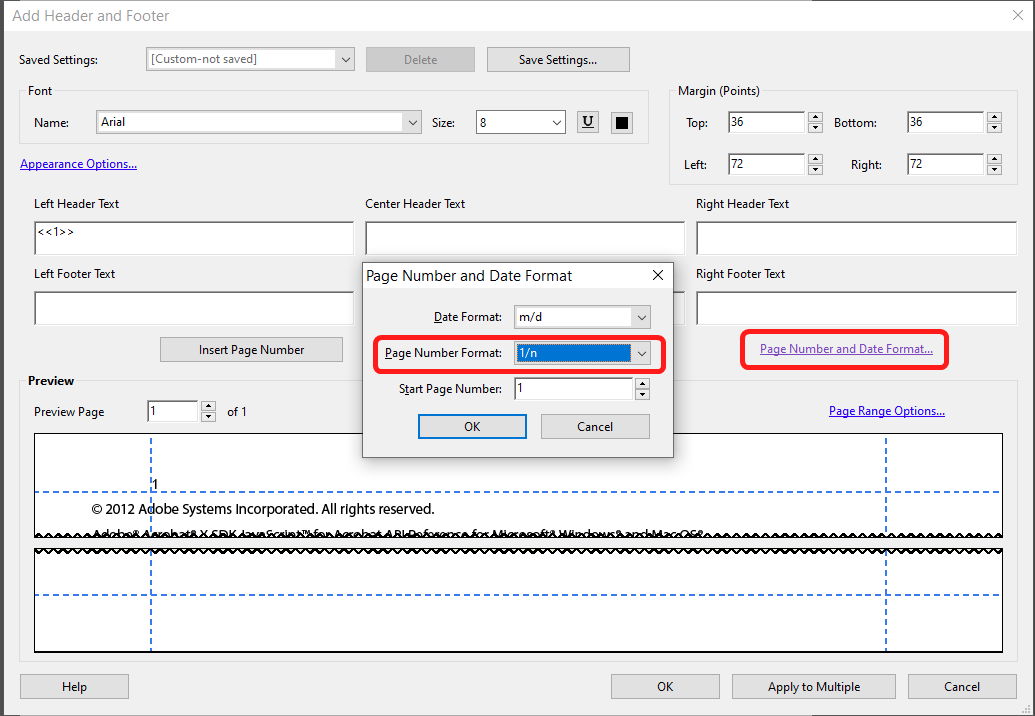 How do I include the total number of pages in the ... - Adobe Product ...