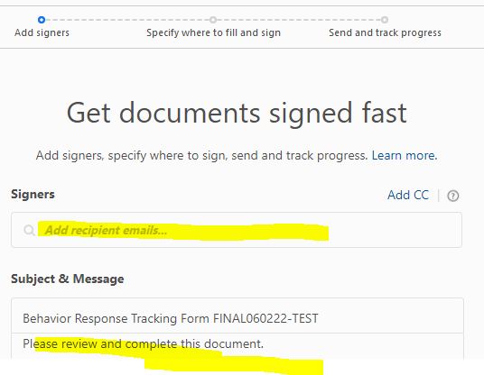 Solved: How to automatically add the email address of the ... - Adobe ...