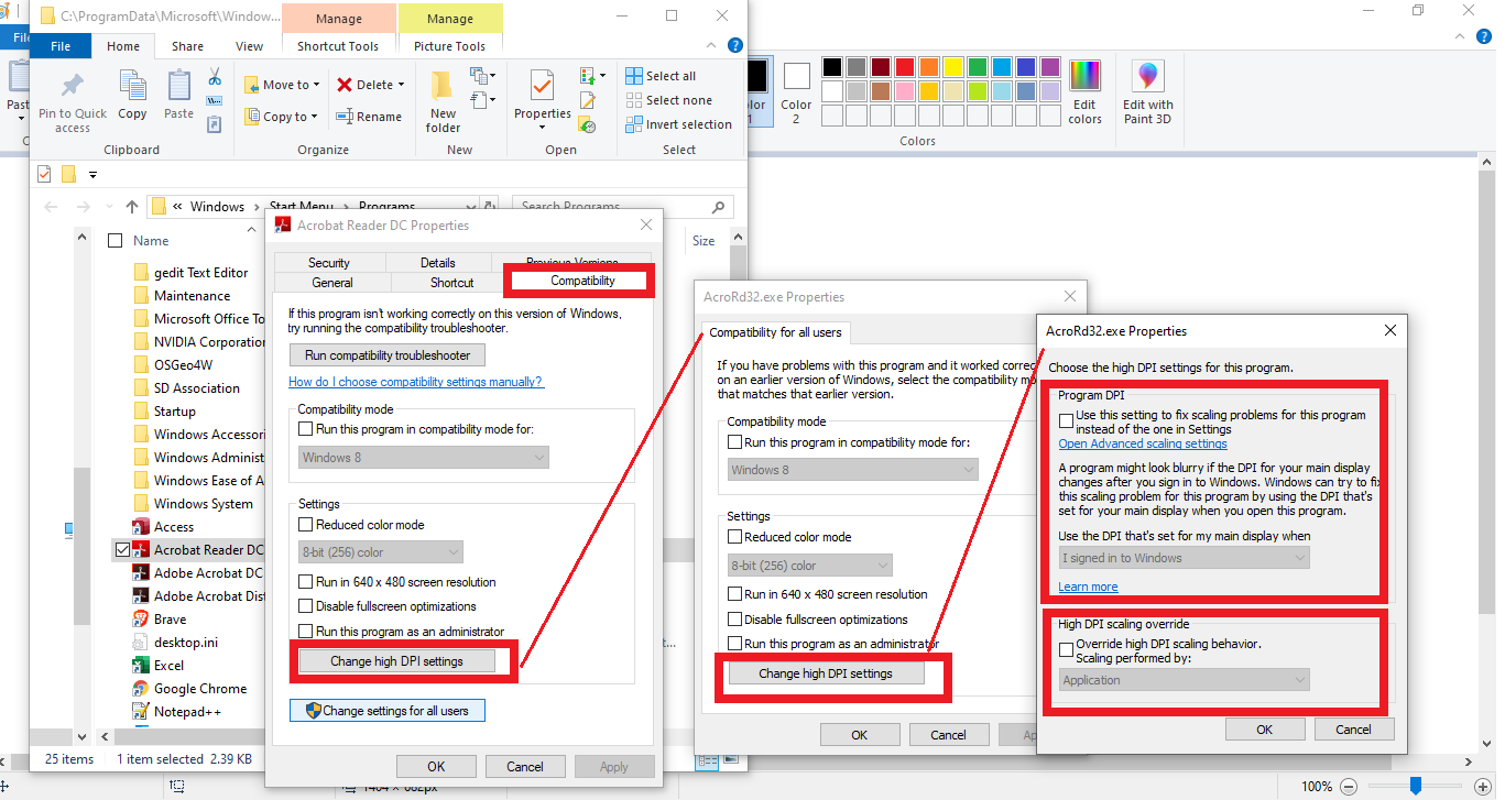 Adobe Reader advanced search in Windows 10 - scrol... - Adobe Product ...