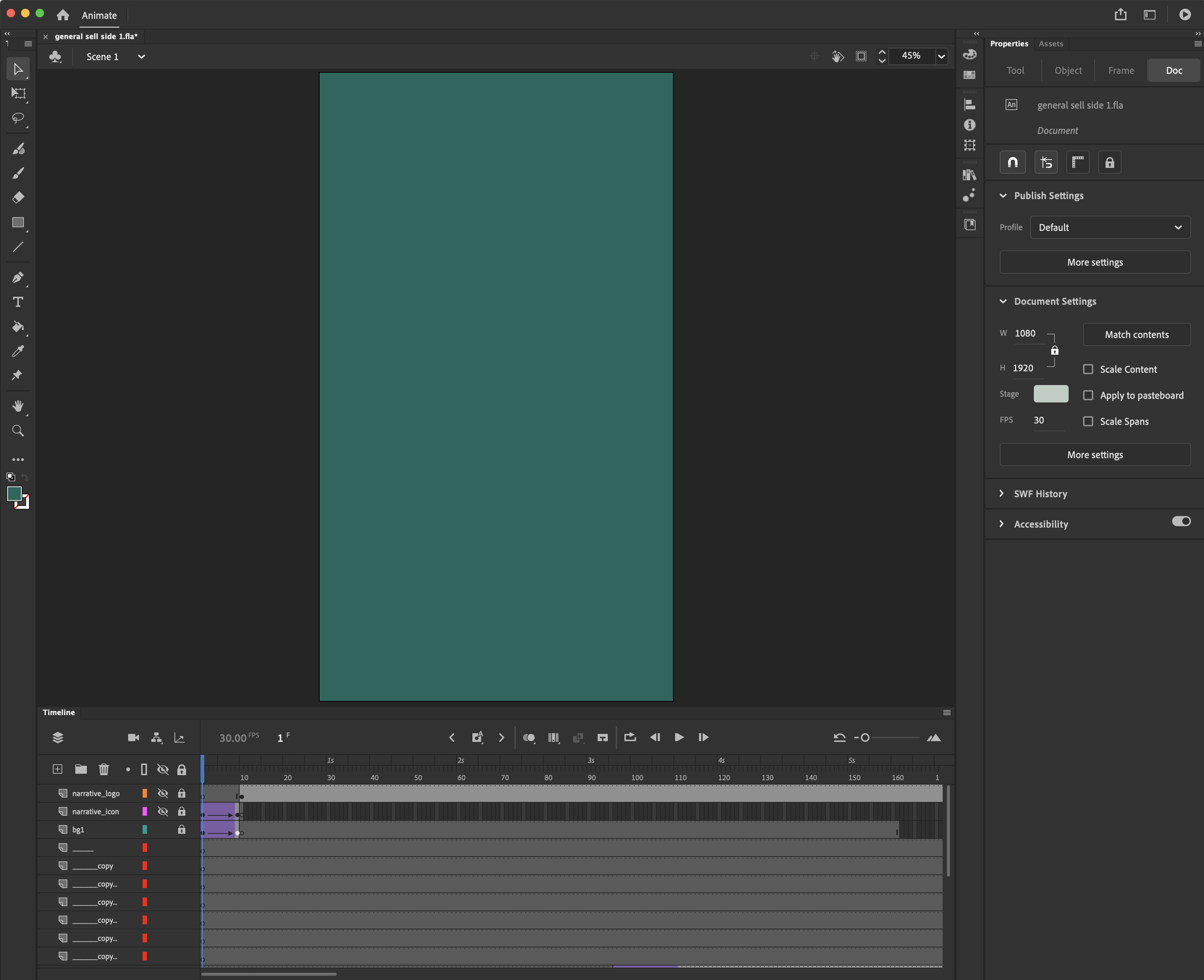 Solved Cannot Export Mp4 From Animate With Custom Aspect Adobe