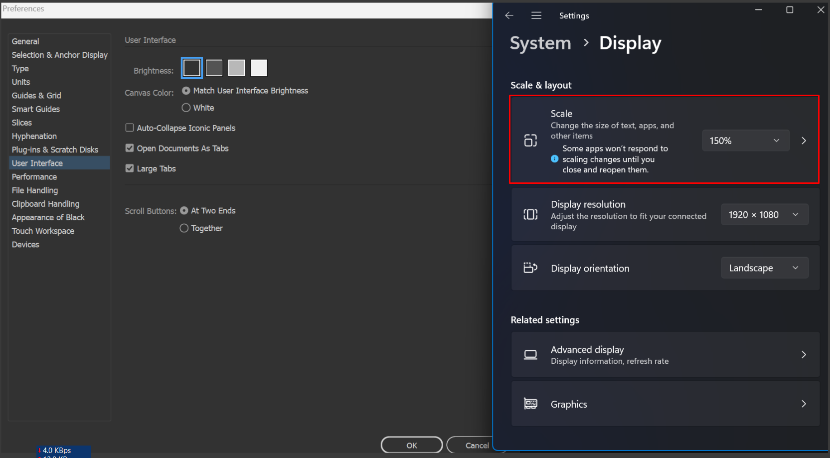 Solved Ui Scalling Slider Is Missing Illustrator V23 And Adobe Community 10764225 