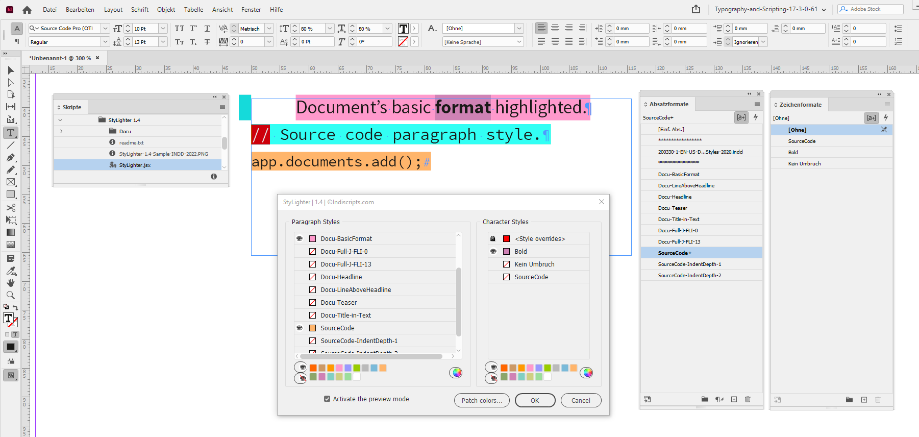 Solved Toggle Visibility Paragraph Character Style Adobe Community