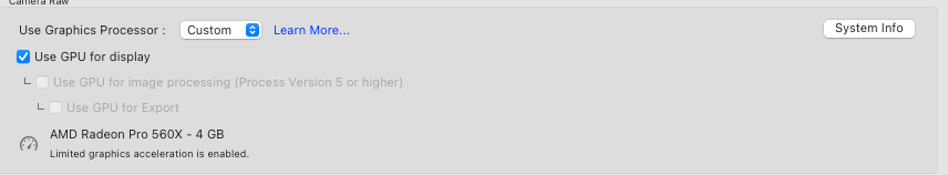 Macbook Pro 2018 with Radeon Pro 560X 4 GB graphic... - Adobe Community ...