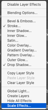 P: Ability to scale layer styles when transforming... - Adobe Product ...