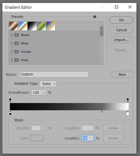 How to create a harsh steep/gradient - Adobe Product Community - 13037822