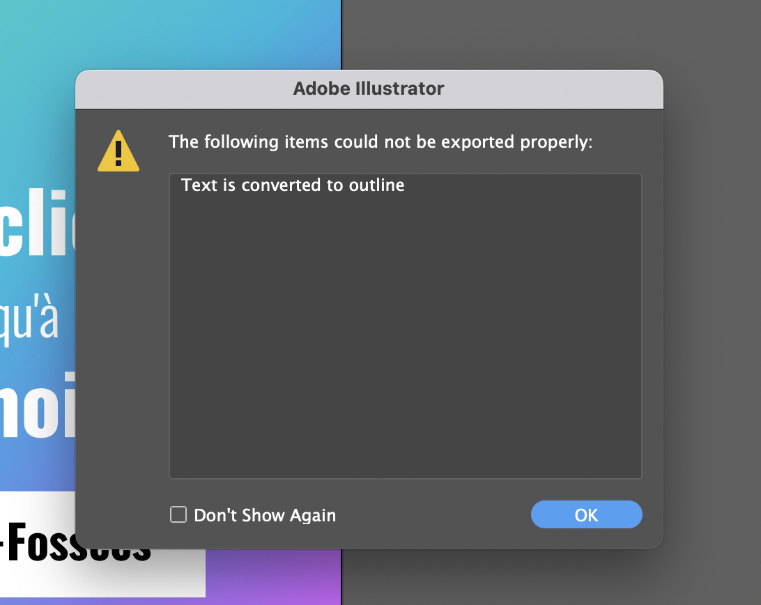 Solved: Why text is automatically converted to outline whe... - Adobe ...