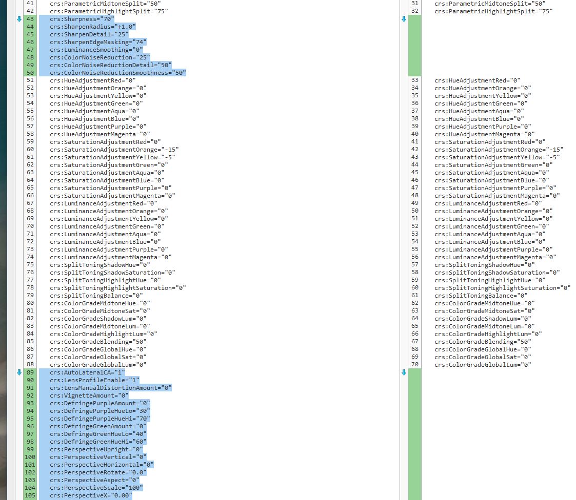 Preset replication PROBLEM - Adobe Community - 13036708