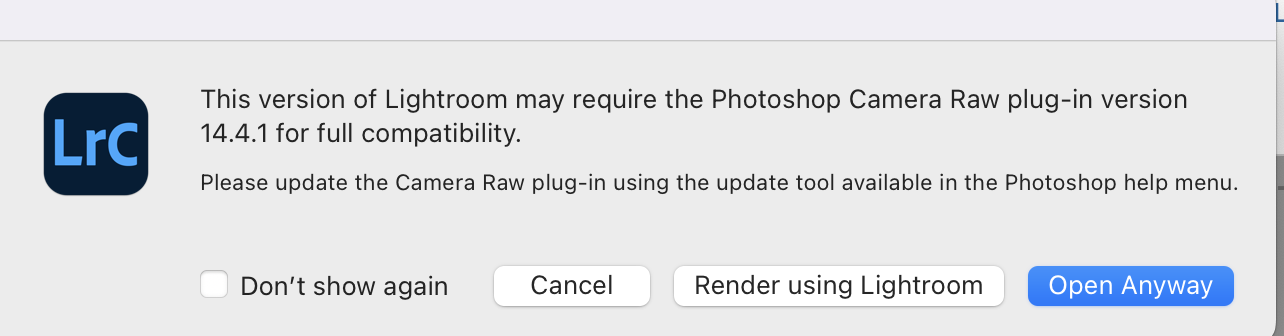 Camera Raw plug in 14.4.1 - Adobe Community - 13045664
