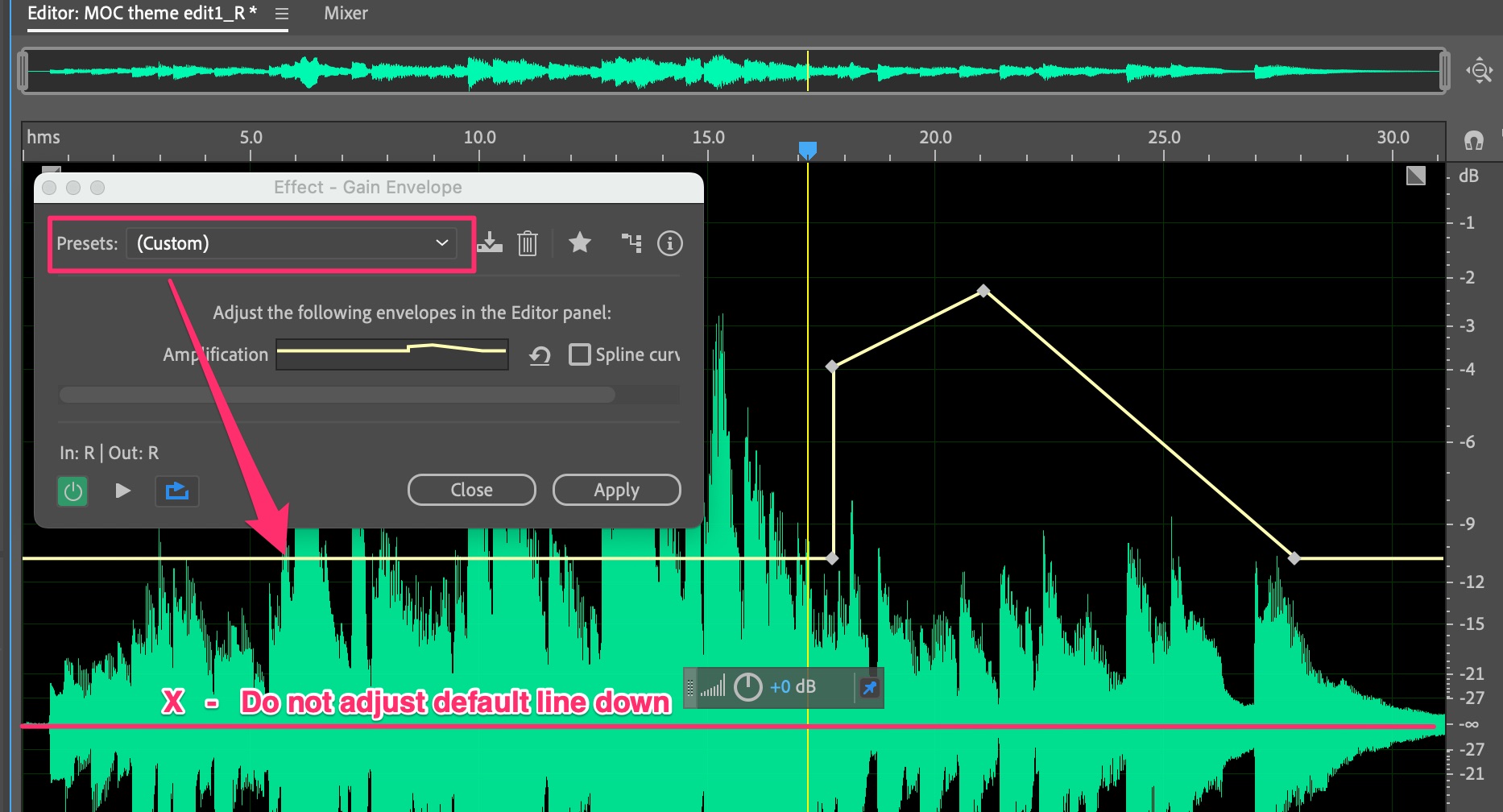 Solved: how to adjust volume of a selection as a ramp - sh... - Adobe ...
