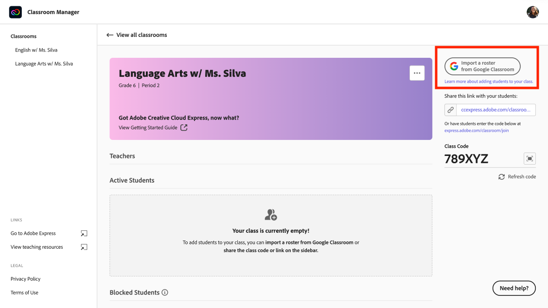 You can now invite students to Adobe Express from ... - Adobe Product ...