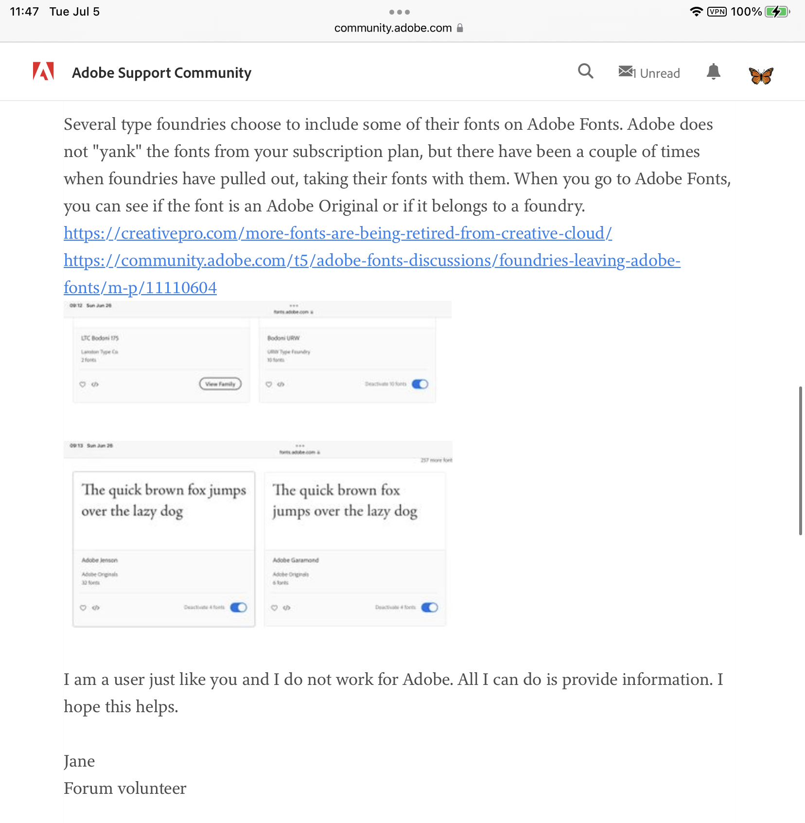 Adobe Font Folio - Look elsewhere for basic fonts ... - Adobe Product ...