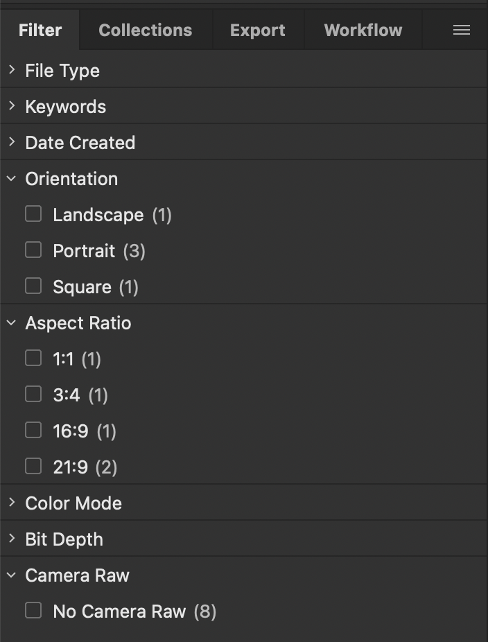 Solved: No aspect ratio shown for images in Bridge? - Adobe Product Community - 13047625