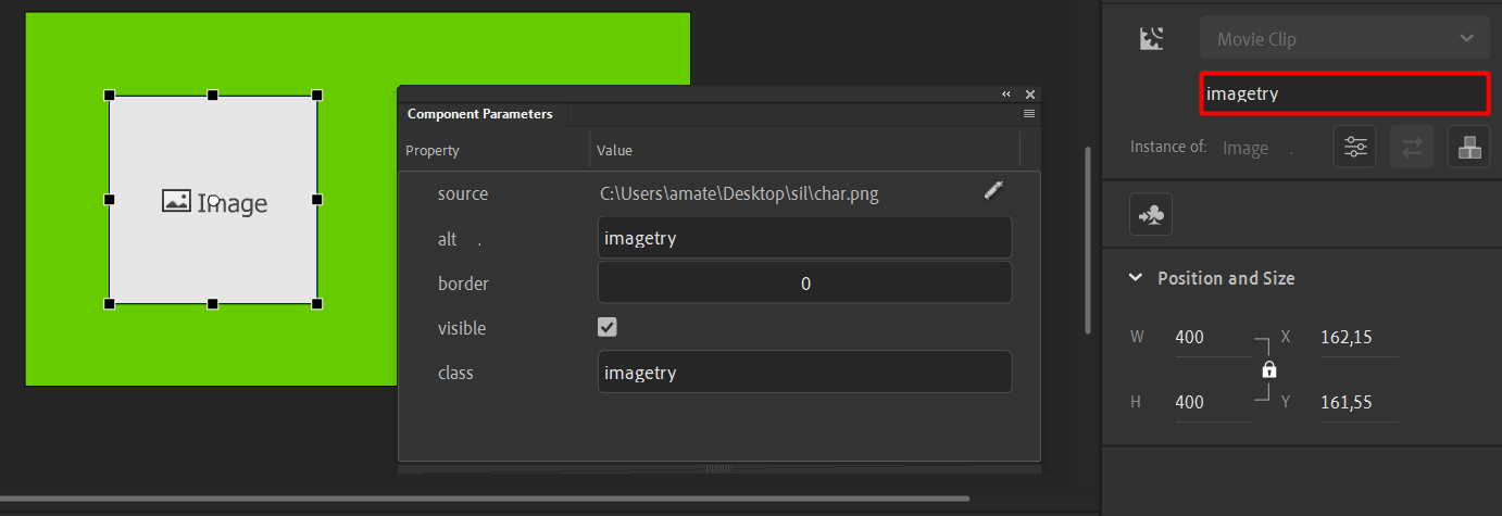 Component Parameters Click Image - Adobe Product Community - 13055647