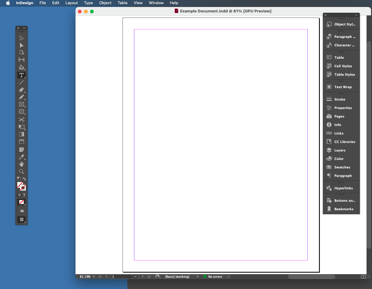 Solved: How to dock the floating tools palette in InDesign... - Adobe ...