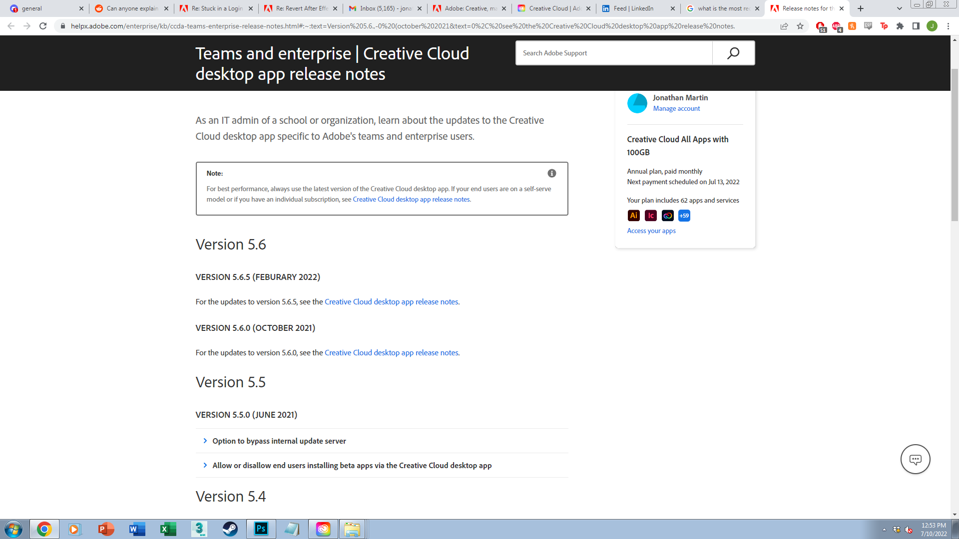 Revert After Effects back to 2021 version - Adobe Product Community - 13059523