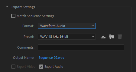 Audio Export issues - Adobe Product Community - 13065097