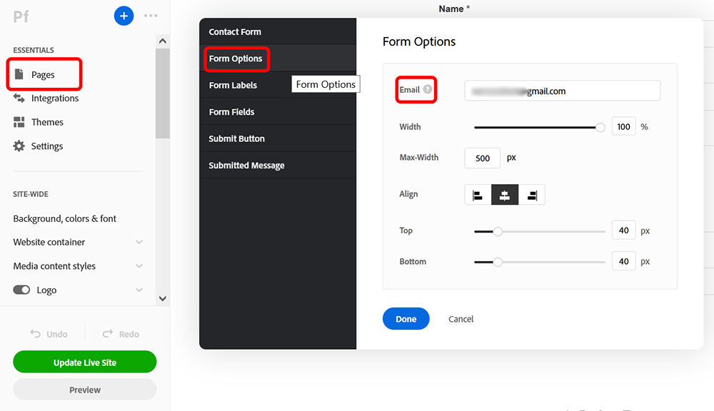 Solved: Adobe Portfolio: contact form does not send emails... - Adobe ...
