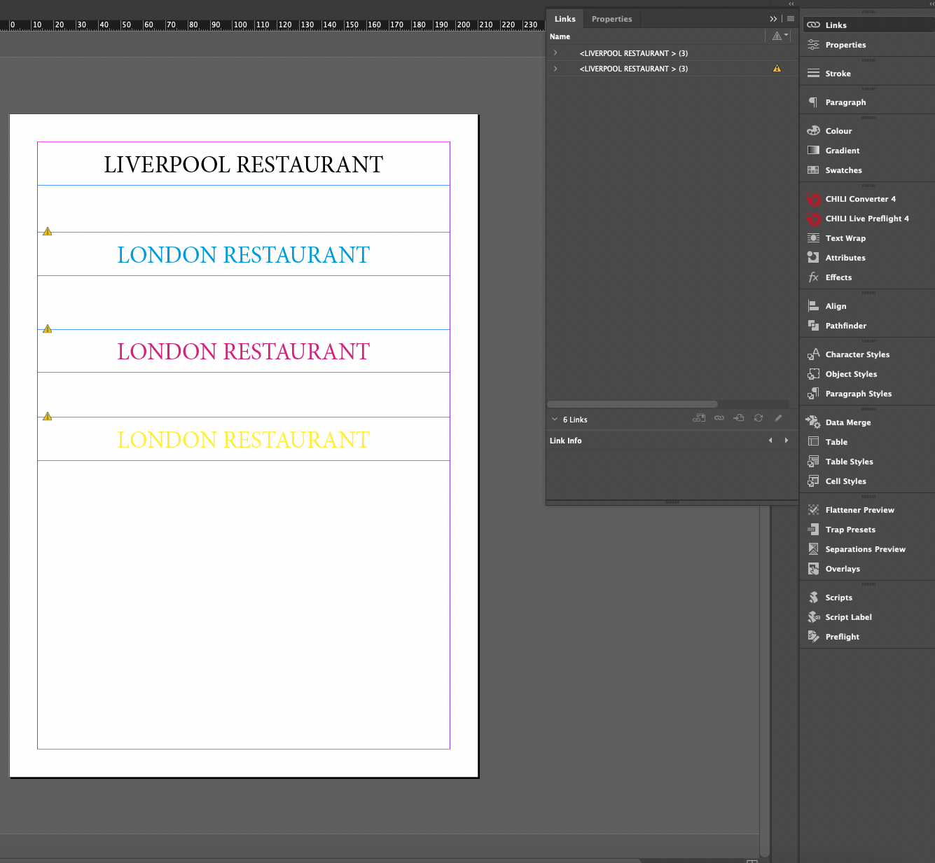Solved: Master Page Template - using different colours on ... - Adobe ...