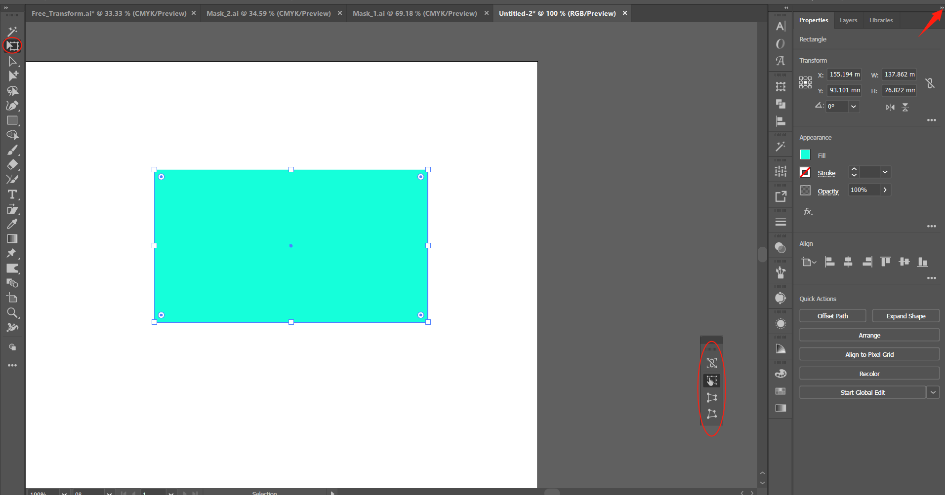 Solved: Free transform perspective tool missing ? - Adobe Product ...