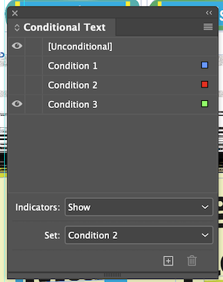 Solved: Creating a conditionSet - Adobe Community - 13078281