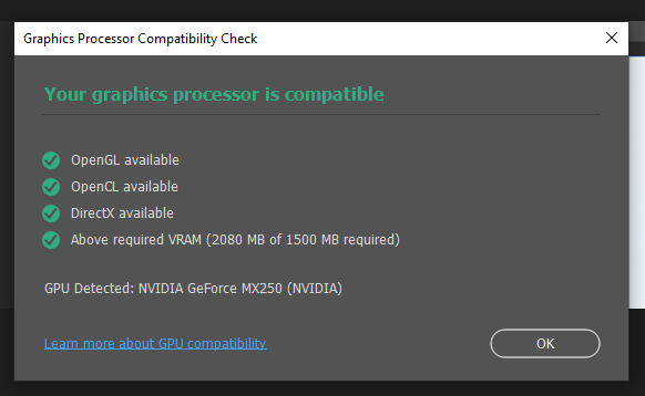 NVIDIA GeForce Graphics Card Not Consistently Reco... - Adobe Community ...