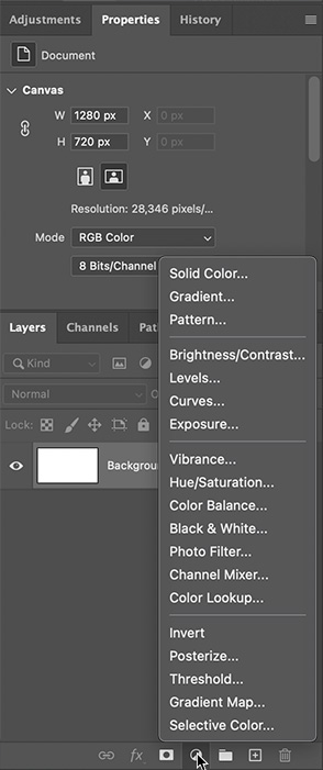Make my Adjustments tab show instead of Properties... - Adobe Product ...
