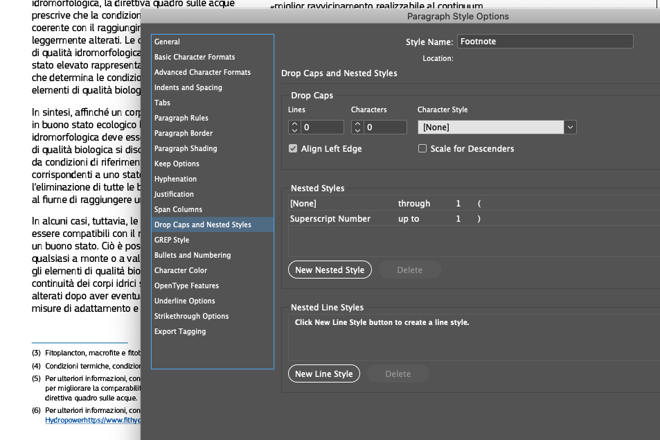 Solved: Footnote reference marker: number in superscript, ... - Adobe ...