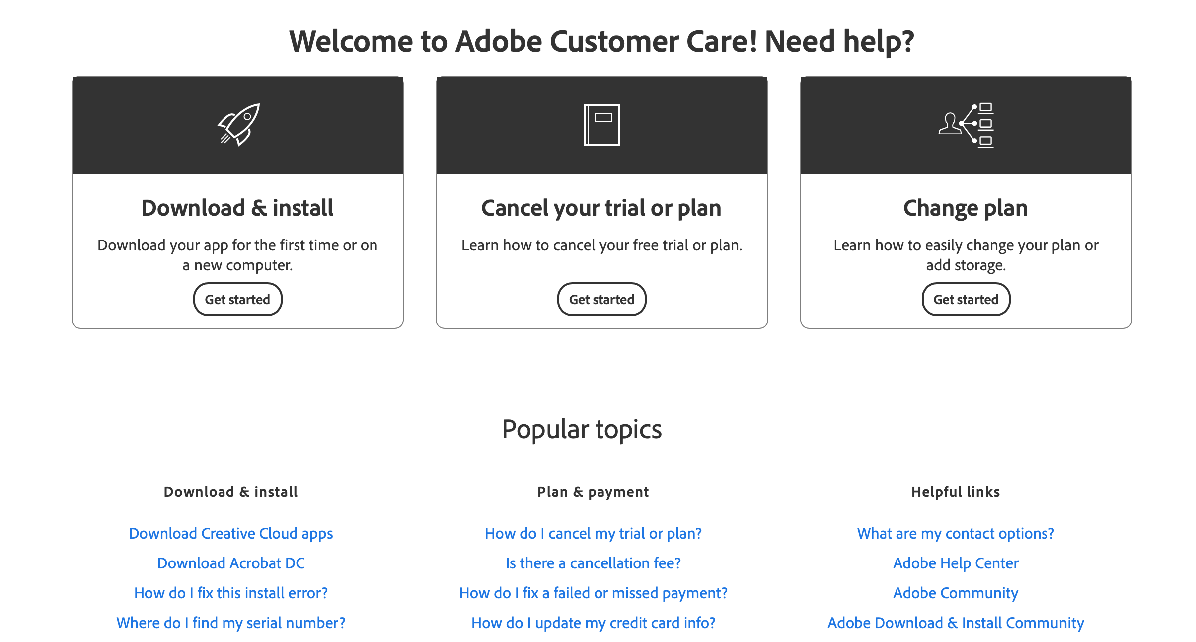 WHERE CAN I SEE MY CURRENT (removed) PLAN - Adobe Product Community ...