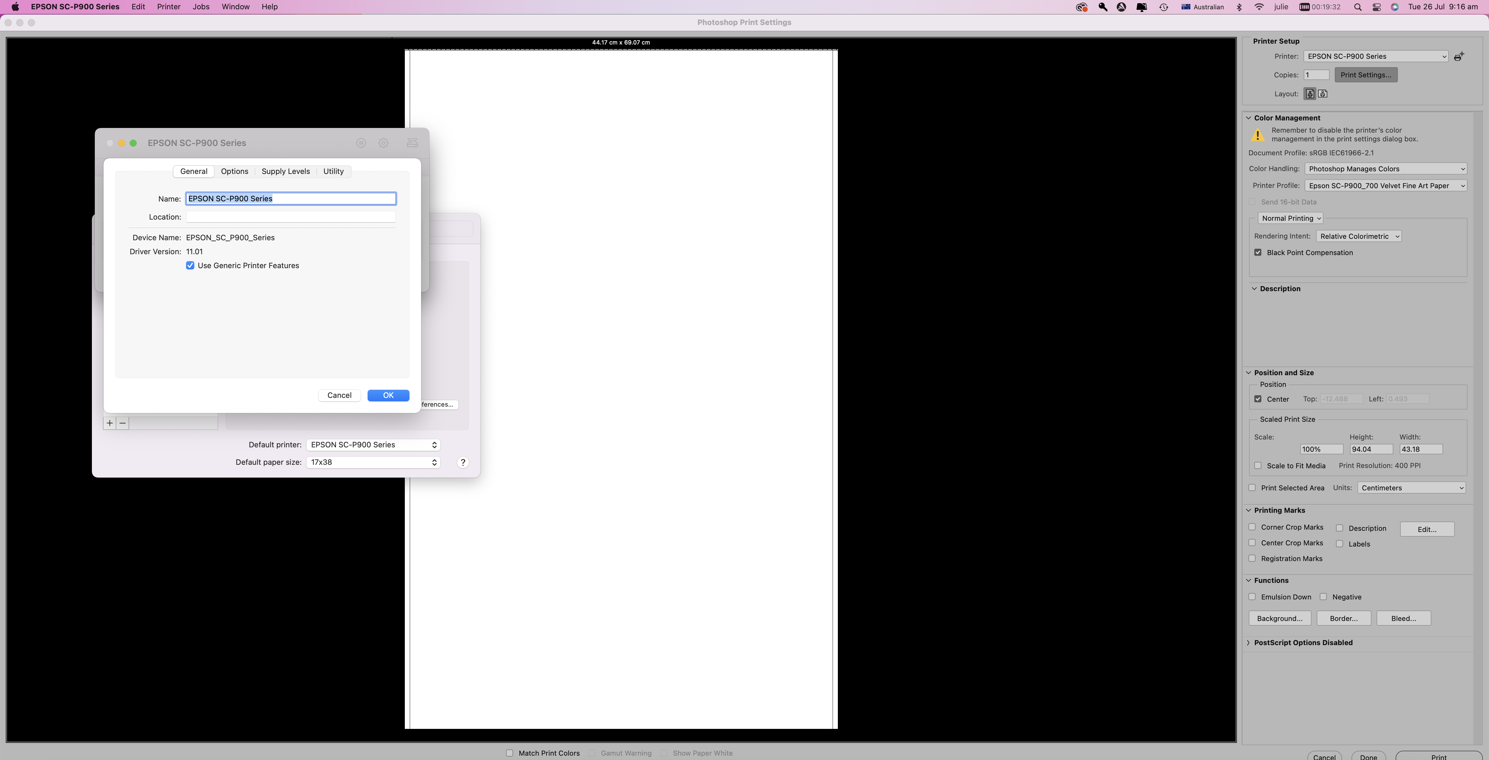 Unable to select paper source in Photoshop p5000 C... - Adobe Product ...