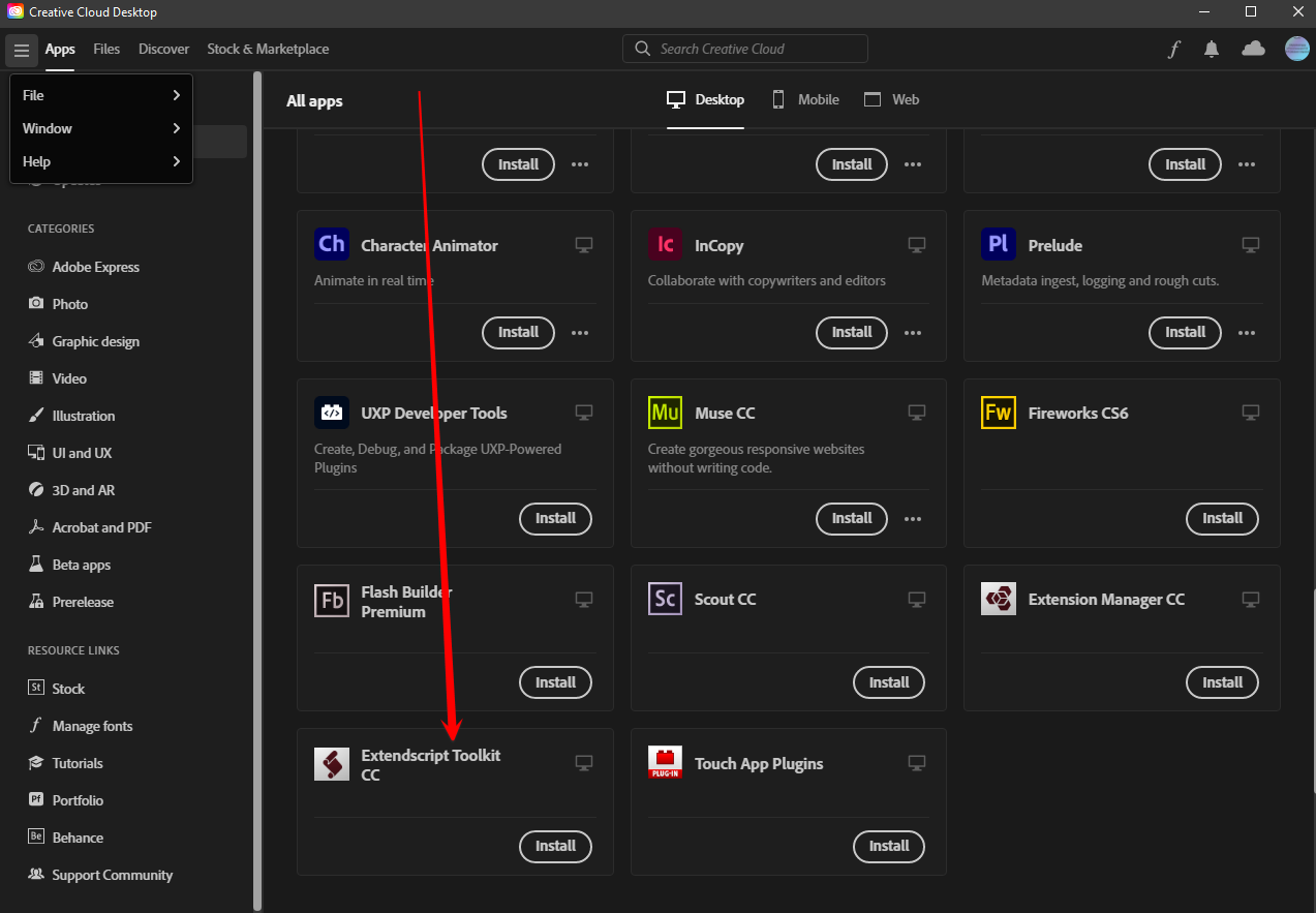 Solved: How can I download ExtendScript for windows - Adobe Product ...