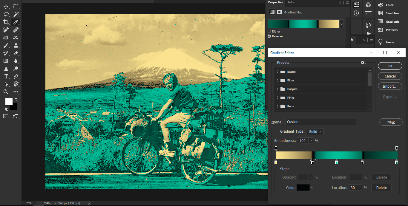 Gradient map on black and white photo to mimic ill... - Adobe Product ...