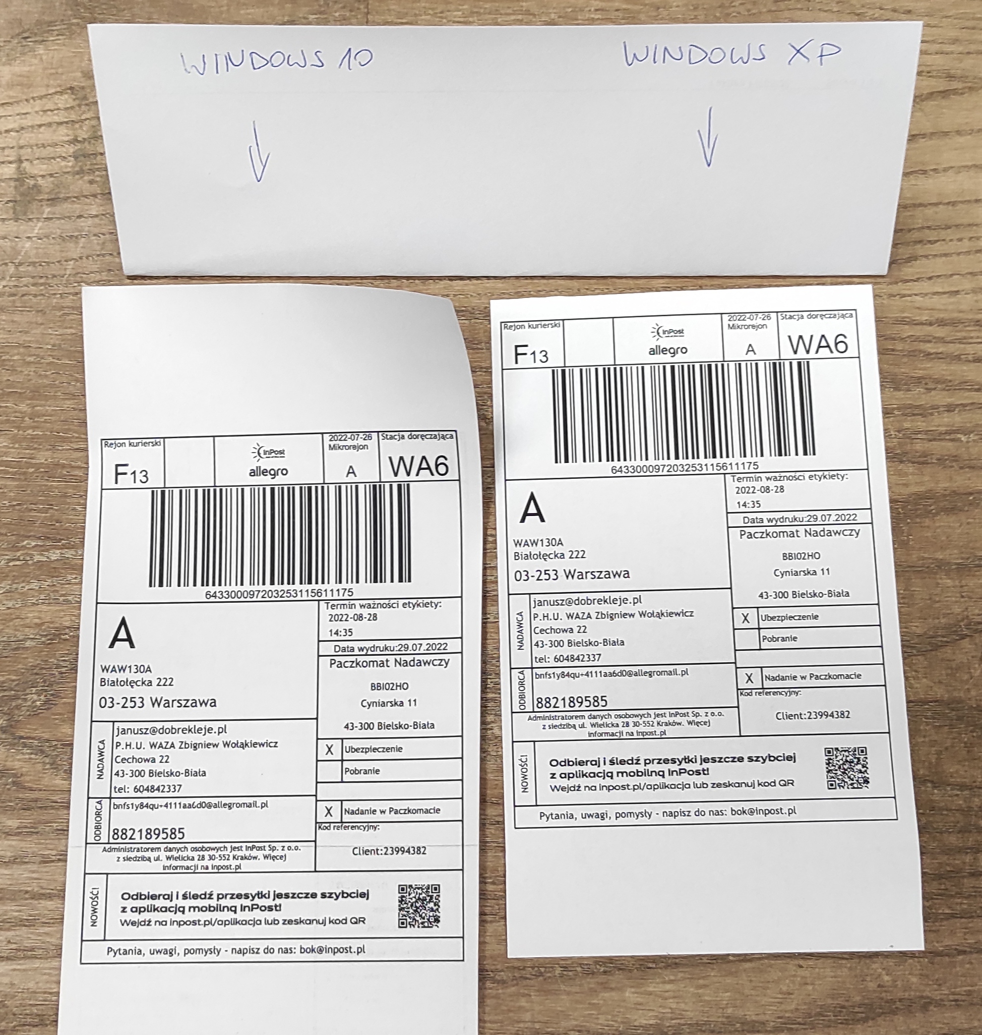 problems with printing labels A6 - Adobe Community - 13102922