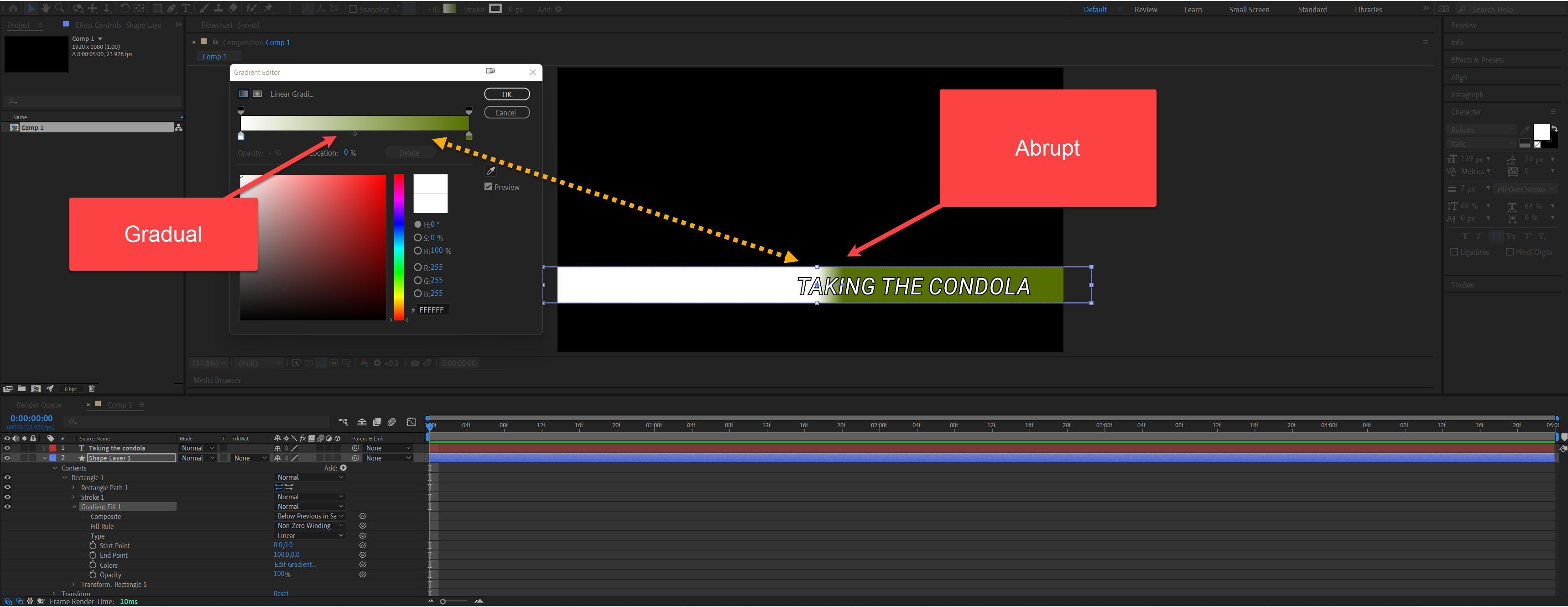 Color Gradient - Adobe Community - 13107266