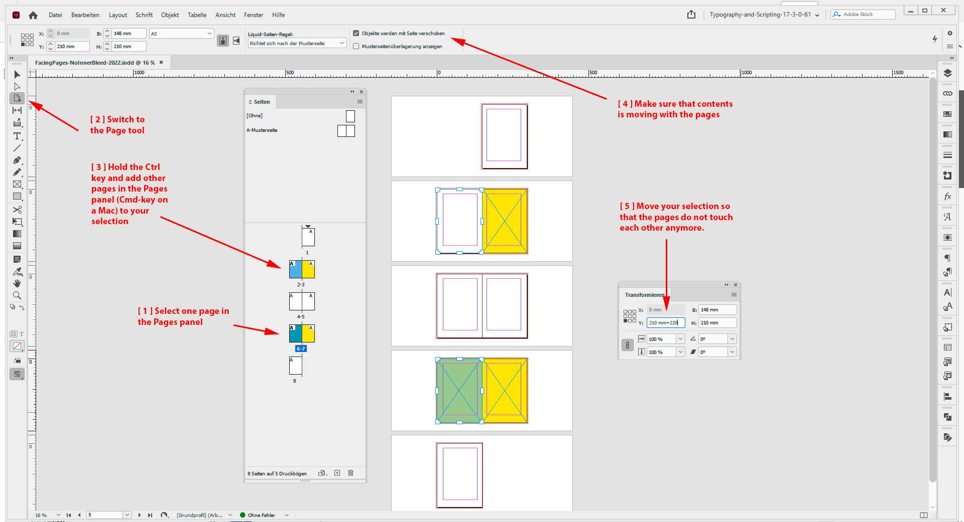 Splitting up spreads into single pages - Adobe Product Community - 8737828