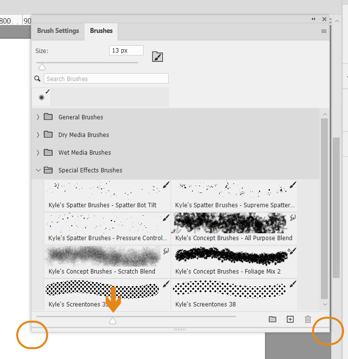Solved: Photoshop on Windows brush presets options bars lo... - Adobe ...