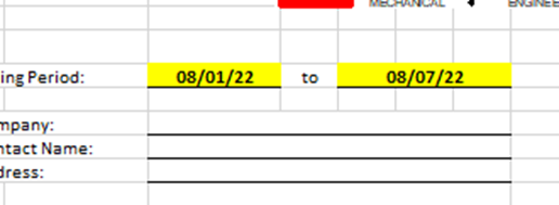 Converting EXCEL to Fillable Form - Dates ranges - Adobe Community ...