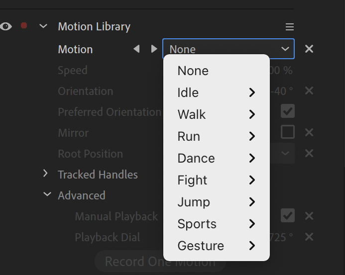 Feature Focus: Motion Library - Adobe Product Community - 13127563