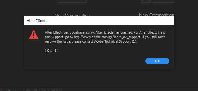 When I turn on the program, I keep getting errors. - Adobe Support Community - 13128485