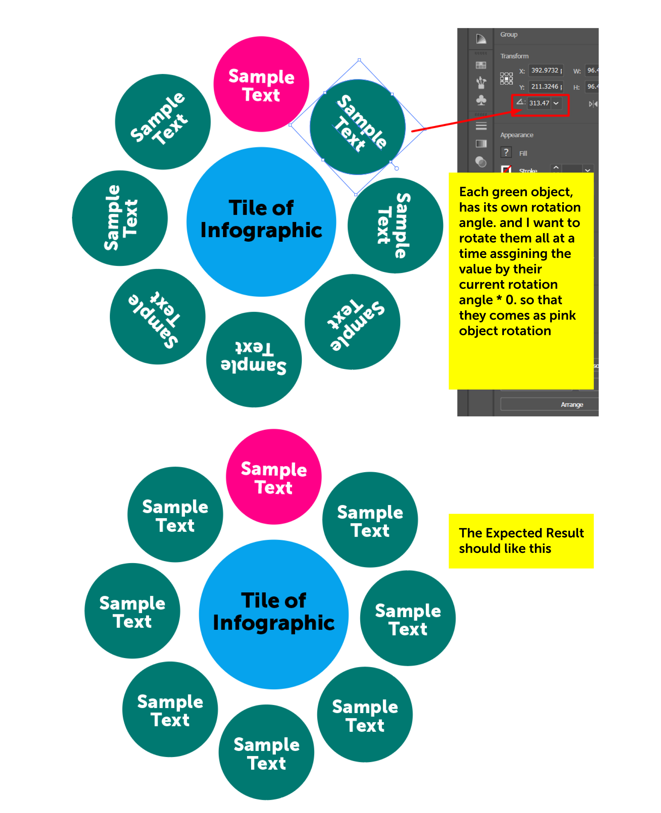 Solved Looking Script To Rotate Objects Adobe Support Community